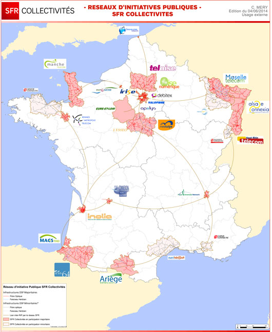 Couverture et carte fibre SFR en Mars 2019 : plus de 11,5 millions de ...